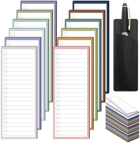 Amazon.com : Tellegloww 12 Pack Magnetic Notepads for Refrigerator ...