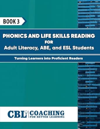Amazon.com: Book 3: Phonics and Life Skills Reading for Adult Literacy ...