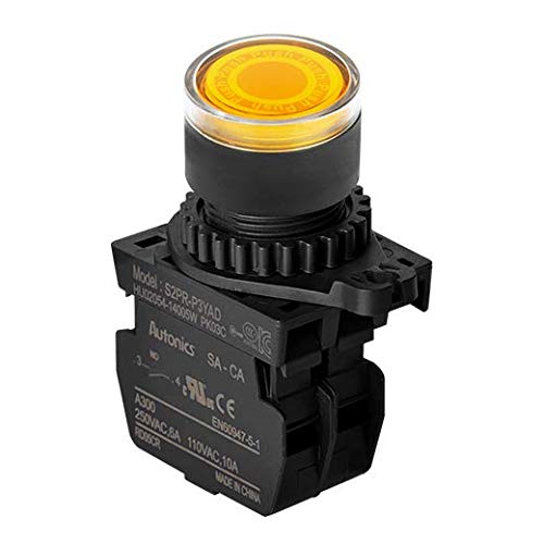 Autonics Sensor S2PR-P3YAD Illuminated Push Button (Non-Flush), ø22/25 ...