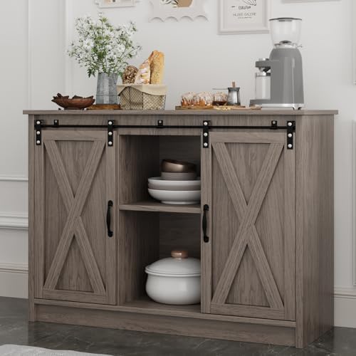 Amazon.com: Giantex Buffet Server Sideboard, Console Wood Dining Table ...
