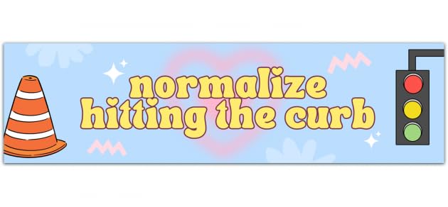 Amazon.com: Normalize Hitting The Curb Sticker, Meme Sticker, Funny ...