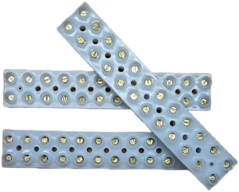 12 Ways PVC Terminal Connector Strip Electric Barrier Strip Dual Row ...