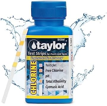 Amazon.com : Taylor S-1401, 4-in-1 Pool and Spa Test Strips for Free ...