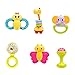 Amazon.com: infunbebe Baby Rattles Teether Toy, Grab, Shaker & Spin ...