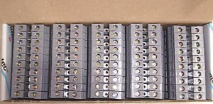 50 Pack Entrelec 5118 VDE M 6/8#8 AWG Wire Size Terminal Block 0115 118 ...