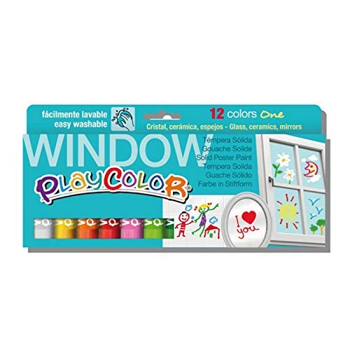 PlayColor, PC02011 Playcolor Window Poster Paint, Pack of 12 : Amazon ...