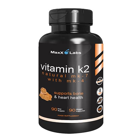 Buy MaxX Labs K2 600 mcg - Full Spectrum K2 MK4 MK7 - High Strength K ...