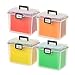 Amazon.com: IRIS USA File Box WeatherPro Portable File Organizer ...