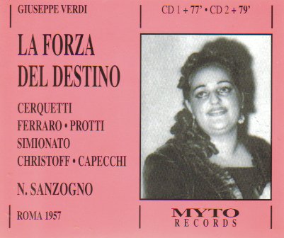 Pier Miranda Ferraro, Boris Christoff, Anita Cerquetti, Aldo Protti ...