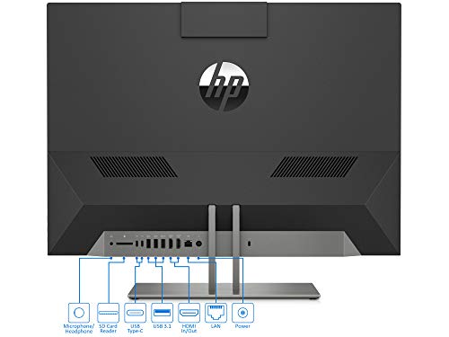 HP Pavilion 24 All-in-One, 23.8" FHD Touch Display, Intel Core i5-8400T ...
