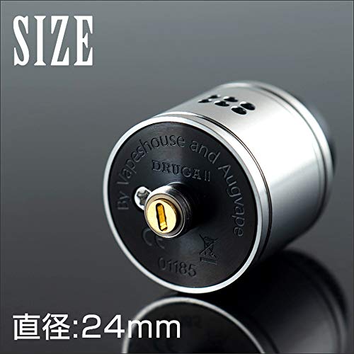 AUGVAPE DRUGA V2 RDA レビュー｜手締め可能？クランプスナップシステム爆煙ドリッパー！ | VAPE Circuit