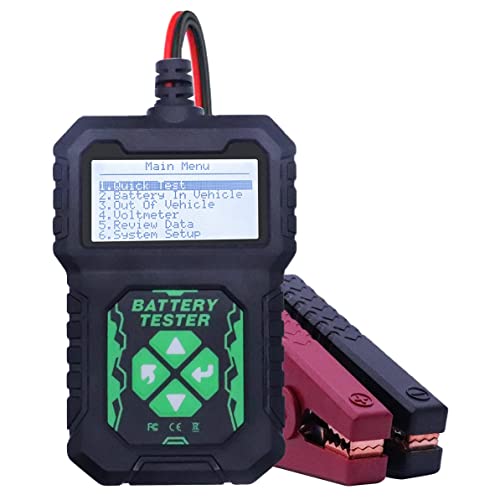 Snapklik.com : 12V Car Battery Tester, 100-2000 CCA Load Tester ...