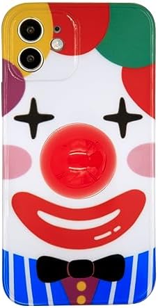 Amazon.com: TRADAY Halloween Cartoon Cute Funny Clown Kawaii Soft TPU ...