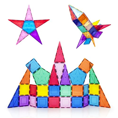 Snapklik.com : 32 Piece Magnetic Building Block Rocket Booster Theme ...