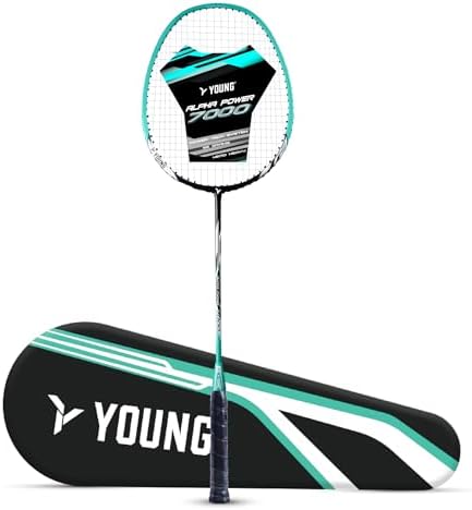 Buy HUNDRED Rock 88 Carbon Fibre Strung Badminton Racket with Full ...