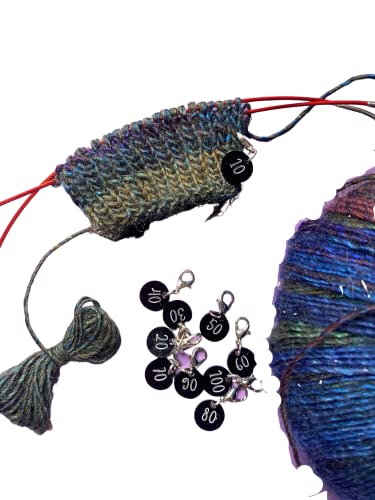 Amazon.com: Row markers for knitting and crochet (110-200) : Handmade ...