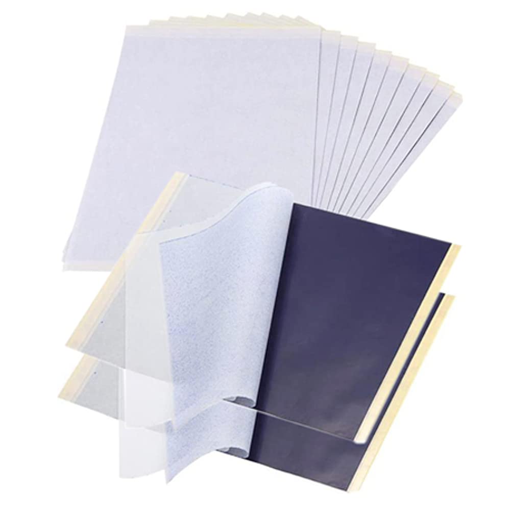Buy 12 Sheets Carbon Tattoo Transfer Paper Graphite Paper Tattoo 