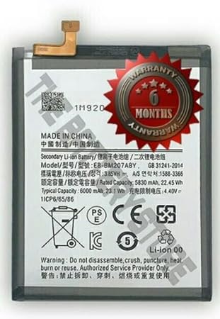 Original EB-BM207ABY Battery for Samsung Galaxy F12 | M12 | F41 | [M21 ...
