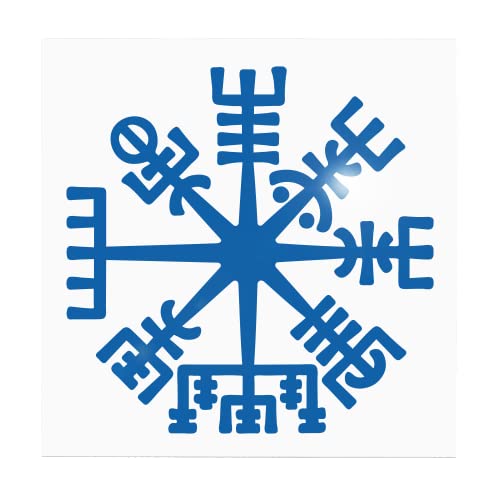 Amazon.com: Vegvisir Decal, Norse Wayfinder Symbol Laptop Sticker ...