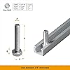 POWERTEC 71351-P2 T-Track 48 Inch Heavy Duty | Specialized T Slot Track ...