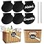 Amazon.com: Metal Pantry Baskets - 6 Pack Clip-On Storage Bin Labels ...