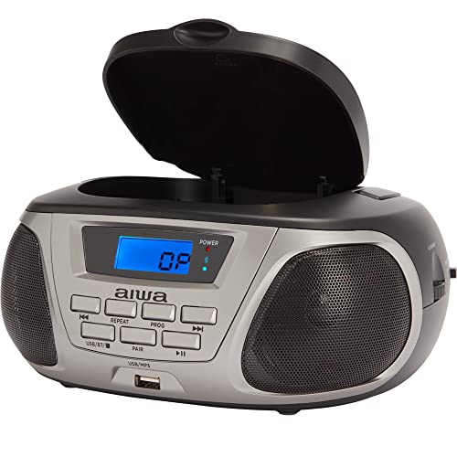 Aiwa BBTU-300TN Portable CD Player CD Radio FM Radio Hyperbass Audio ...