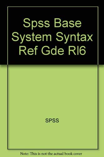 Amazon.com: Base System Syntax: Release 6/Reference Guide ...