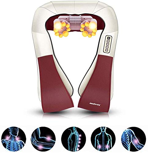 Buy Giow Shiatsu Neck and Shoulder Back Massager Electric Deep Tissue ...