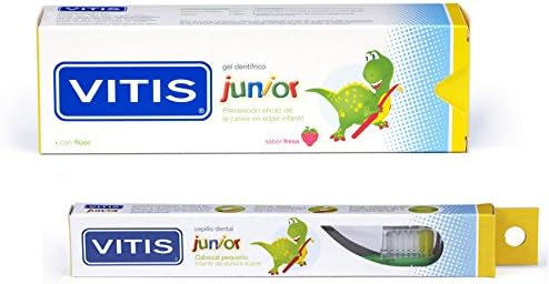 Vitis Junior Set 2in1 - Toothpaste Gel Junior (5x15ml) + Toothbrush ...