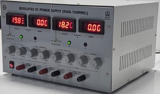 Mars Regulated DC Power Supply (Dual Channel) 0-30V/ 3A, Fixed Output ...