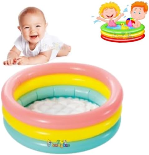 Intex 3KB Kid's Inflatable Baby Bath Tub Pool, 2ft, 3-4 Years ...
