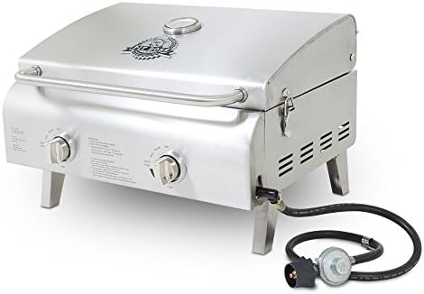 Amazon.com: Amazon Basics Portable Propane Stainless Steel Tabletop Gas ...