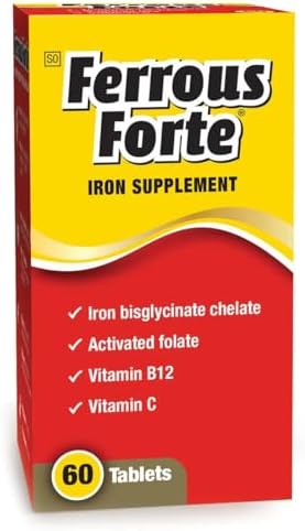Ferrous Forte Complete Iron Supplement 60 Tablets : Amazon.co.za ...