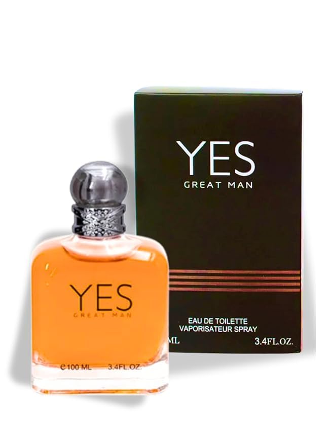 Amazon.com : Yes Great Man EAU DE TOILETTE 3.4 Fl. Oz. Aromatic Fougere ...