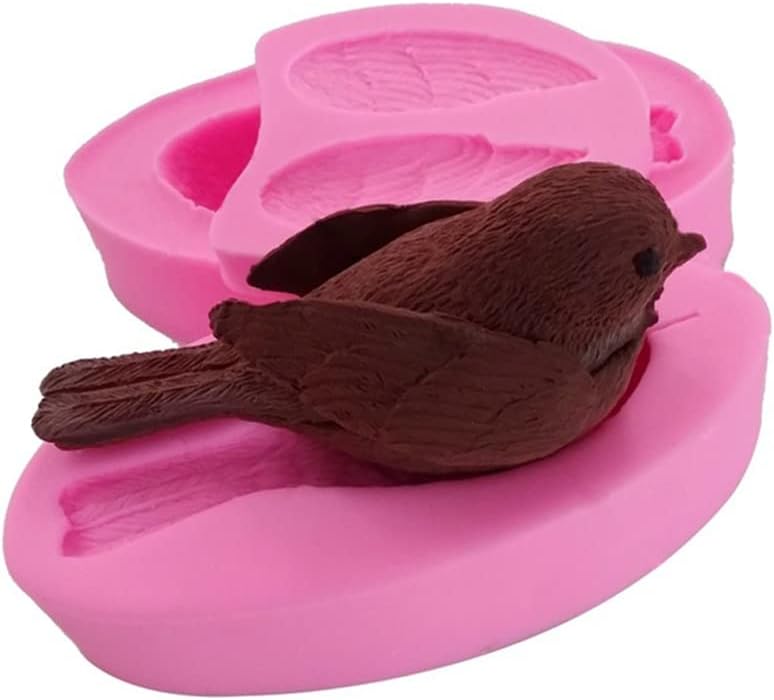 Amazon.com: Cardinals Birds Chocolate Silicone Molds, 5 Packs Birds ...