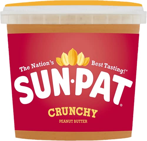 Buy Sun-Pat Crunchy Peanut Butter, 1kg Catering Tub / 66 x 15g Servings ...