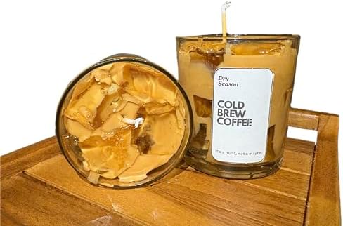Dry Season Iced Cold Coffee Scented Candle| Scented Candles with ...