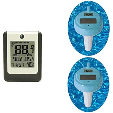 Amazon.com: Ambient Weather WS-14 Wireless 8-Channel Floating Pool and ...