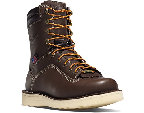 Mens Danner Quarry Usa Brown Alloy Toe Wedge Boots Review - Work Footwear