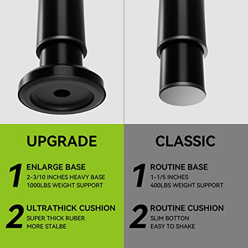 Snapklik.com : Adjustable Bed Frame Support Legs,Metal Bed Center Slat ...