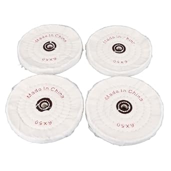 Amazon.com: Generic 4PCS 6 Inch Buffing Wheels,Loose Cotton and Treated ...