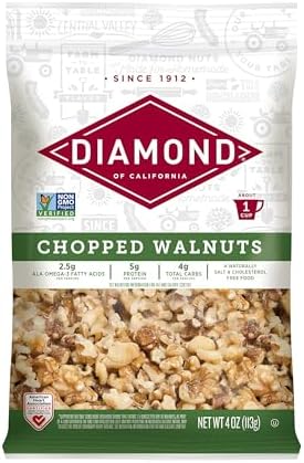 Amazon.com: Diamond of California Chopped Walnuts, 2.25 oz, 1 Pack