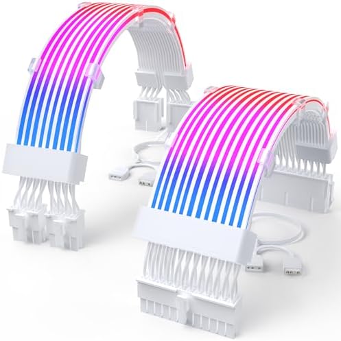 Amazon.com: Sirlyr 3 x 8 Pin RGB GPU Cable,Addressable PSU PCIE Cables ...