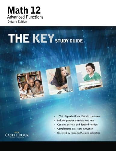 Amazon.com: The Key Study Guide Math 12 Advanced Functions ...