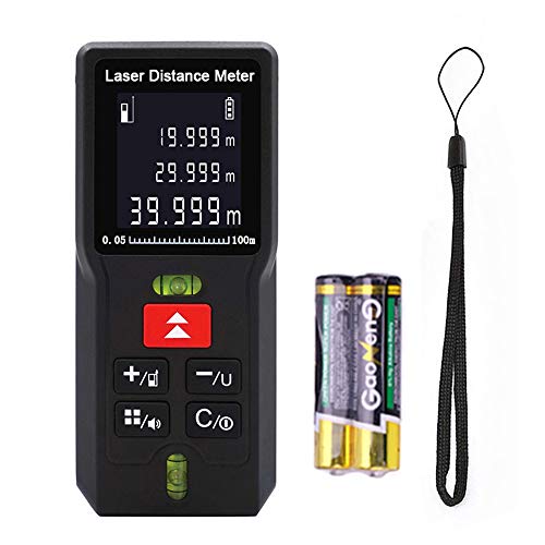 Buy Laser Distance Measure, 328ft Laser Distance Meter M/In/Ft Laser ...