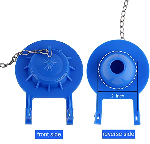 Snapklik.com : 2 Pack Toilet Flapper Replacement 2-Inch Flapper ...