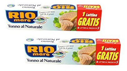 Amazon.com : Rio Mare: Natural Tuna Fish, Yellowfin Tuna Quality 2.8 ...