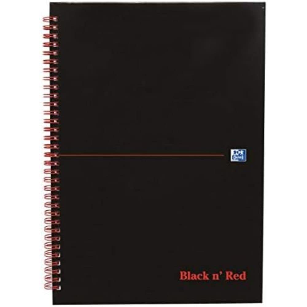 Black n Red Book Wirebound Recycled 90gsm 140 Pages A4 Ref H67023 [Pack ...