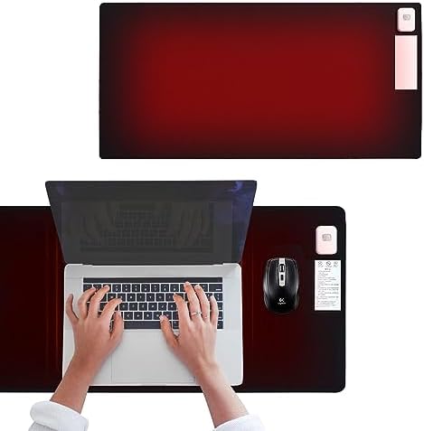 BoltSafe Heated Desk Mat, Mouse Mat for Gaming Mouse Pad, Eco-Friendly ...