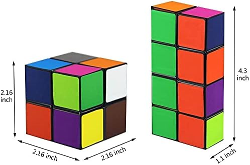 [2 Pack] Magic Cube, Star Cube Set Puzzle for Kids and Adults, Kids ...